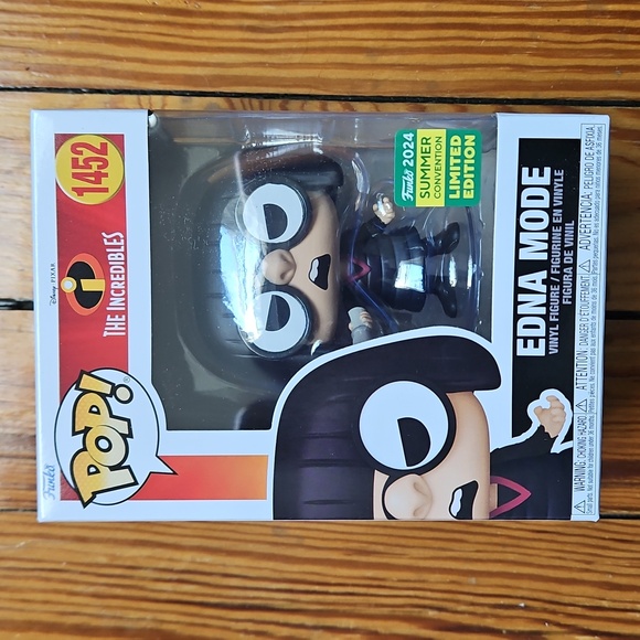Funko | Toys | Funko Pop Edna Mode 452 224 Sdcc Shared Exclusive | Poshmark